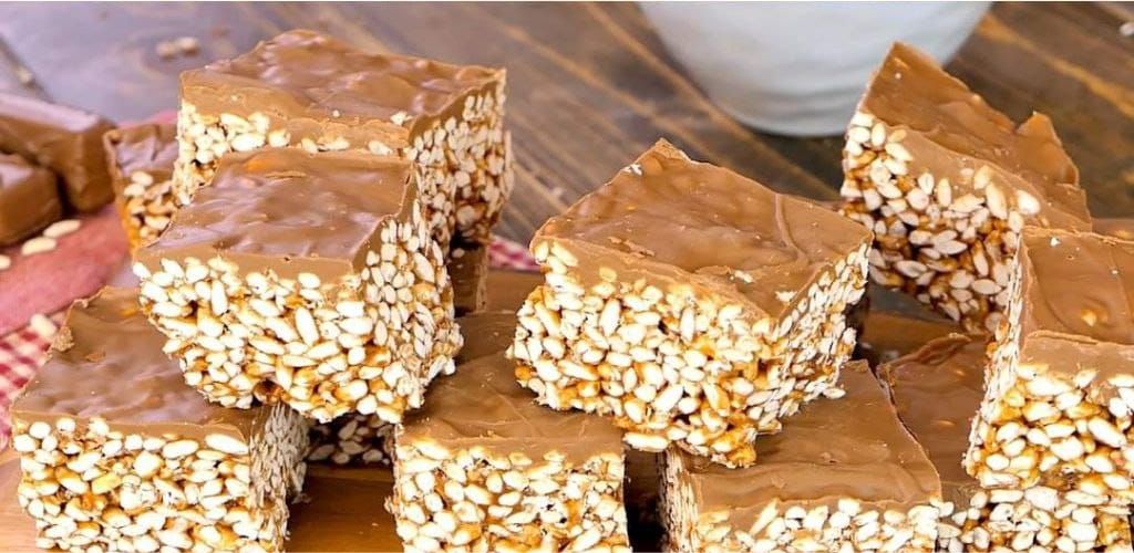 Mars and squares of puffed rice: a delicacy ready in no time! - Light ...