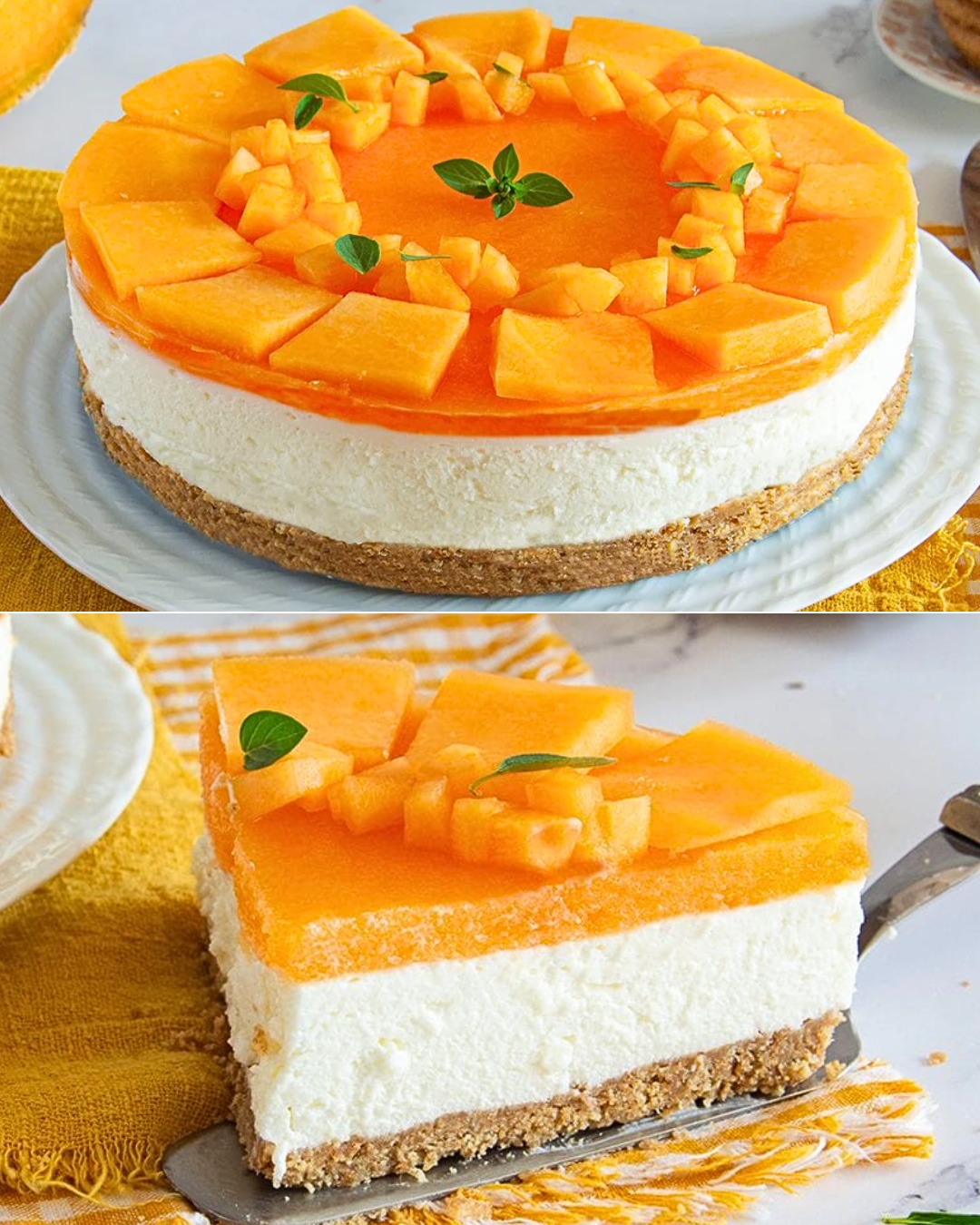 Melon Cheesecake: The Recipe - Light Recipes