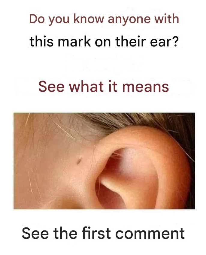 What does this little mark on the ear mean? We explain the meaning of ...