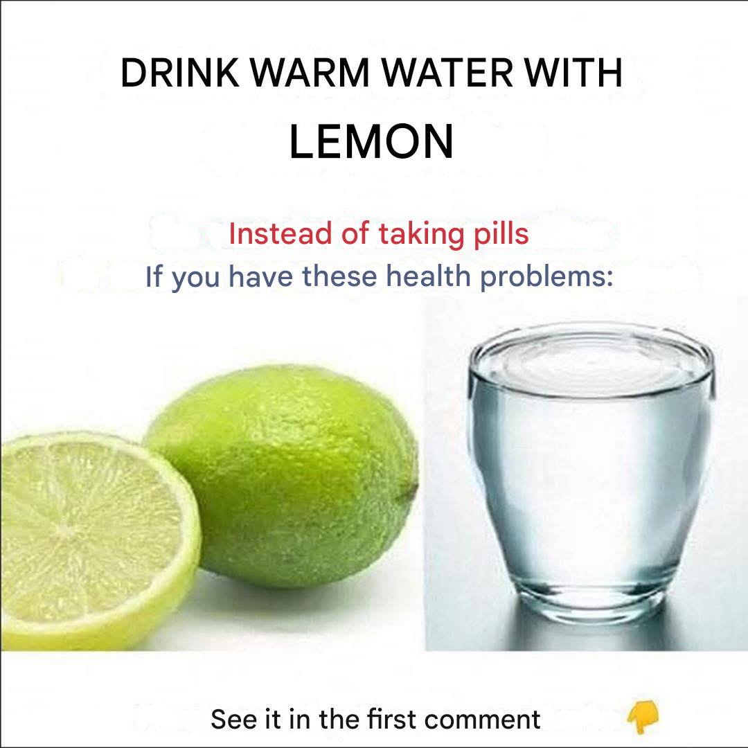 AFTER DRINKING WARM WATER WITH LEMON I SOLVED ALL THESE AILMENTS ...