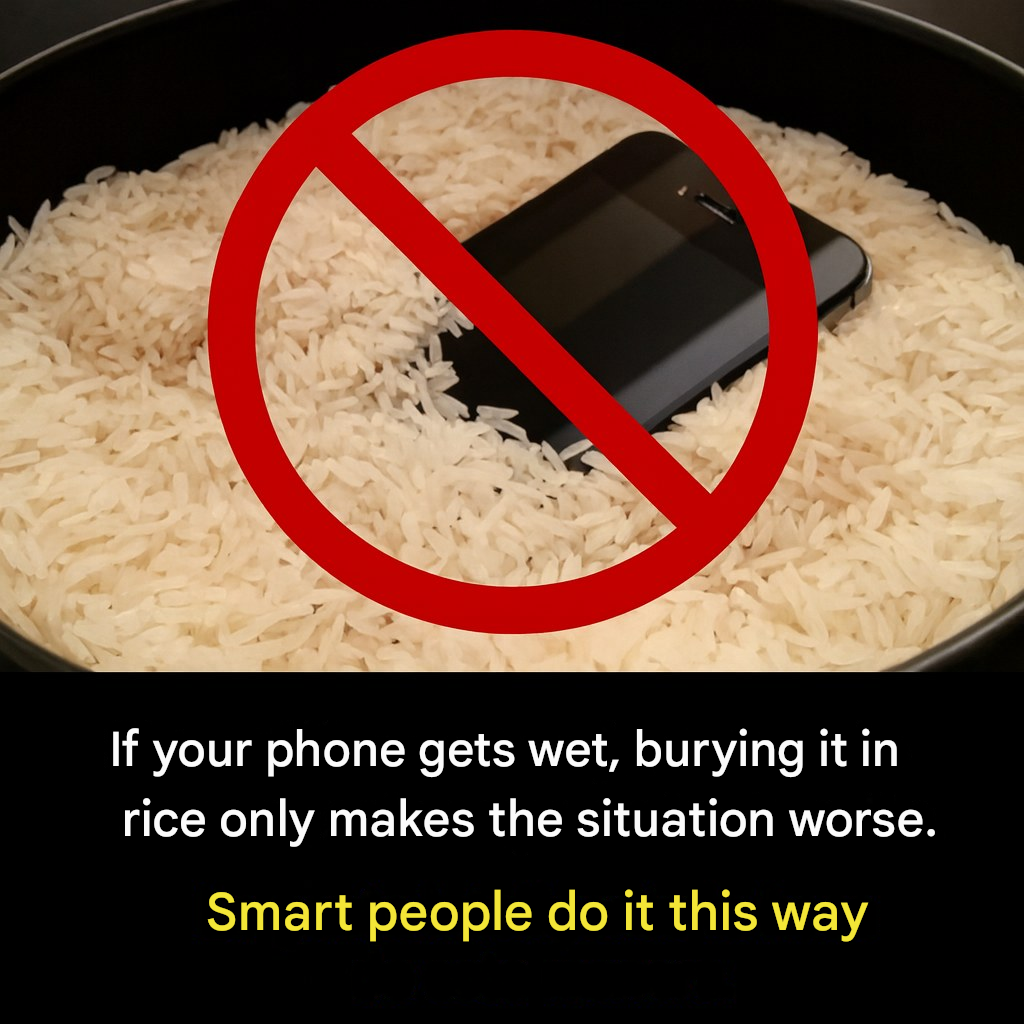 Did your phone get wet? No panic! Here are the secrets to giving your ...
