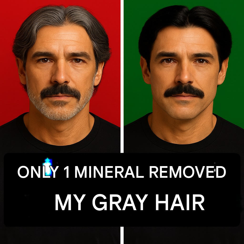 The mineral you need to make gray hair disappear! - Light Recipes